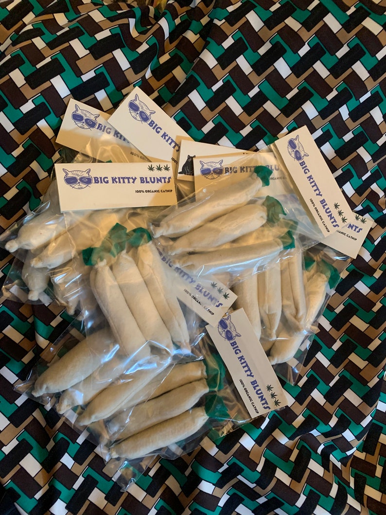 100% Organic Big Kitty Blunts catnip - Etsy
