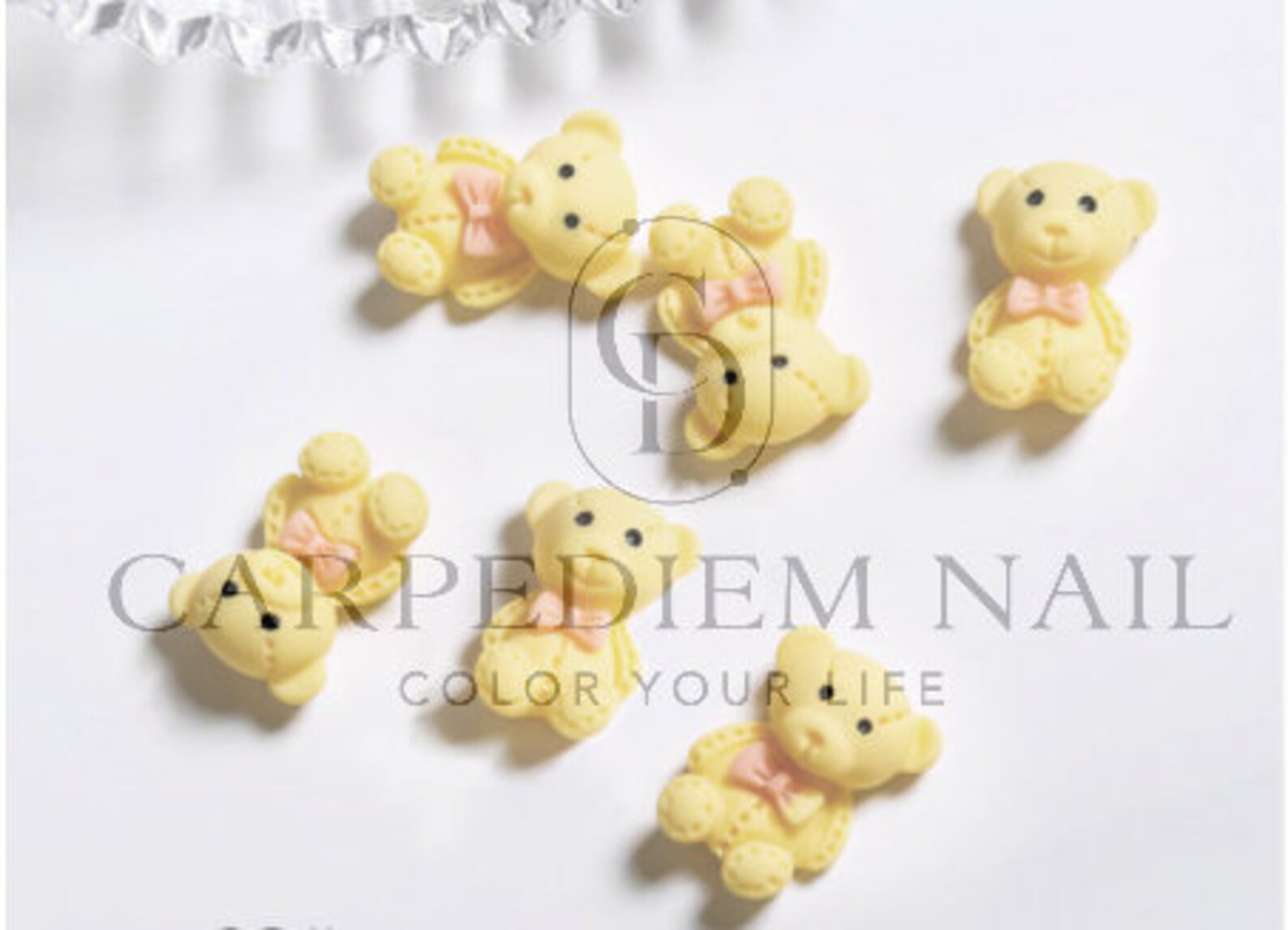 10pcs - Resin 3D Teddy Bear Charms for Nail Art Decorations - Etsy