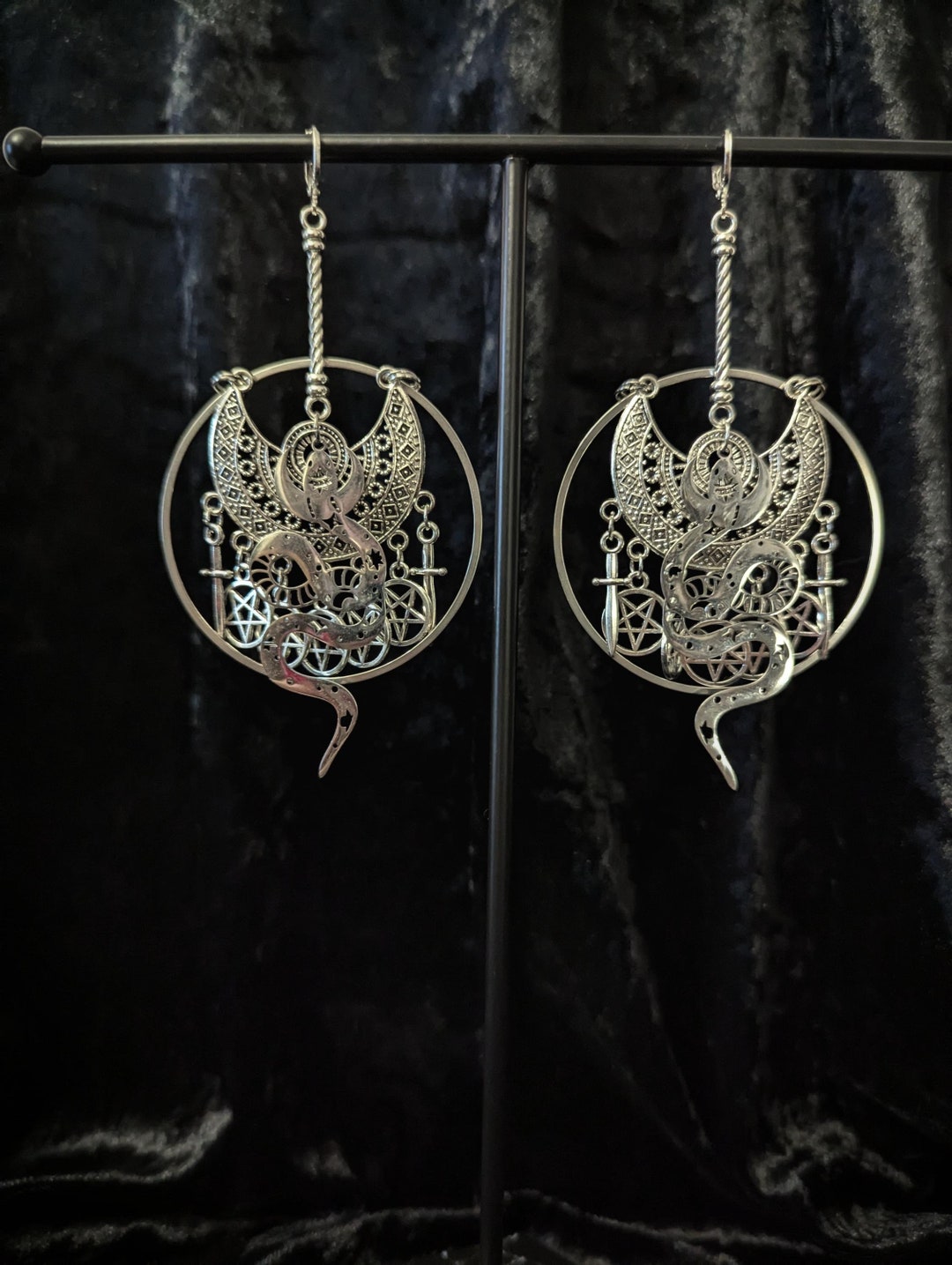 INFERIS XV : Left Hand Path Occult witchcraft, Goth earrings, Occult ...