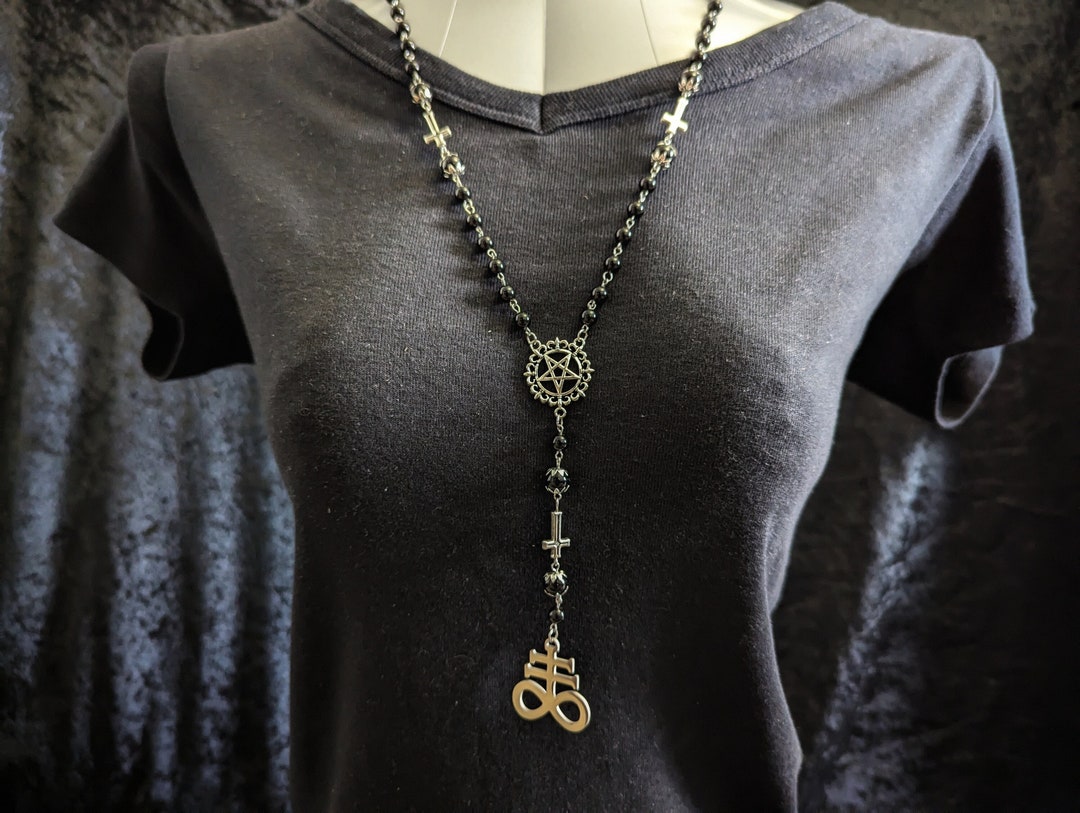 ANTICHRIST III : Left Hand Path Rosary, Leviathan Cross, Baphomet ...