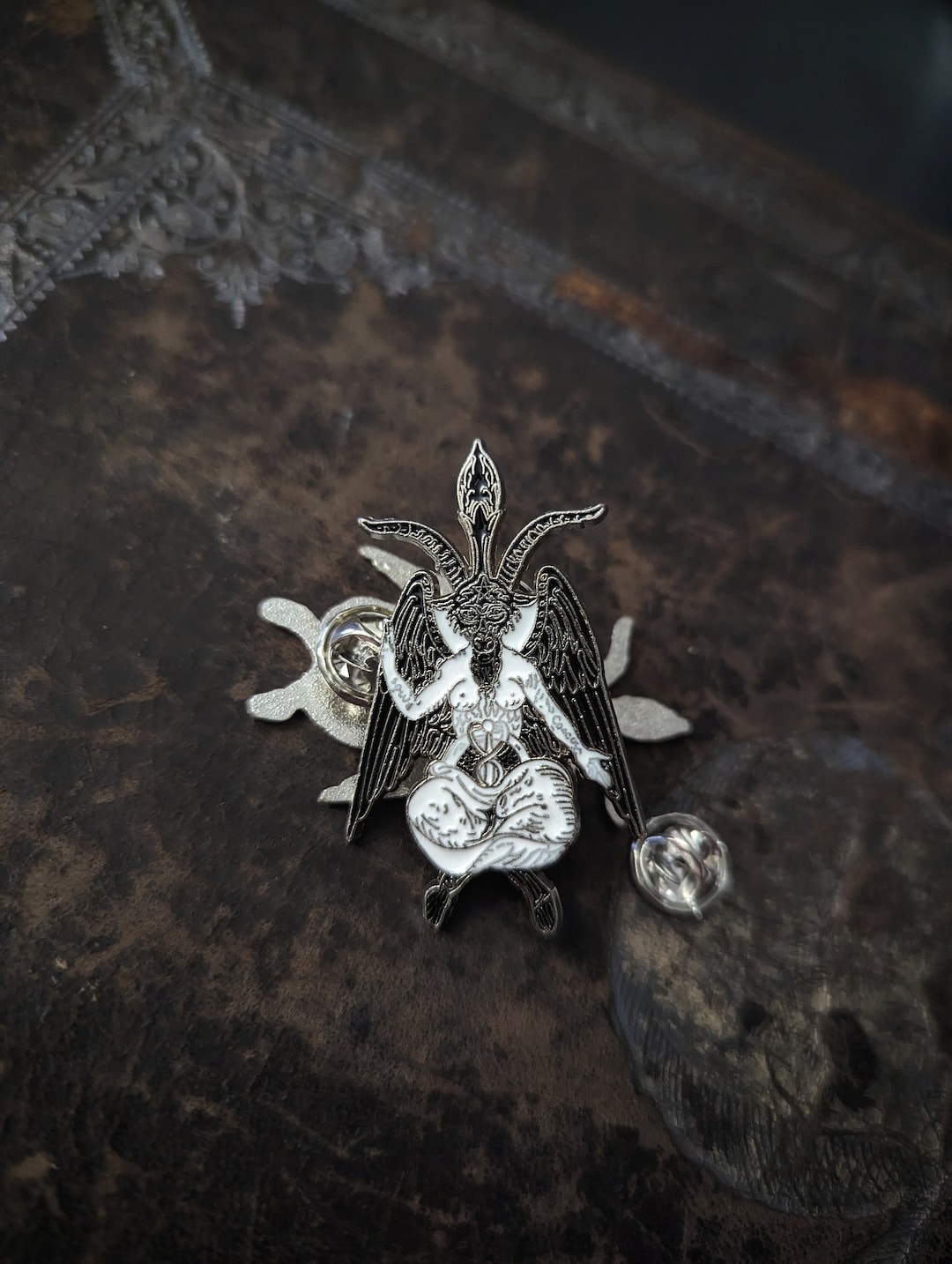 SABBATIC GOAT : Enamel Pin, Occult Pin, Éliphas Lévi. Solve Et Coagula ...