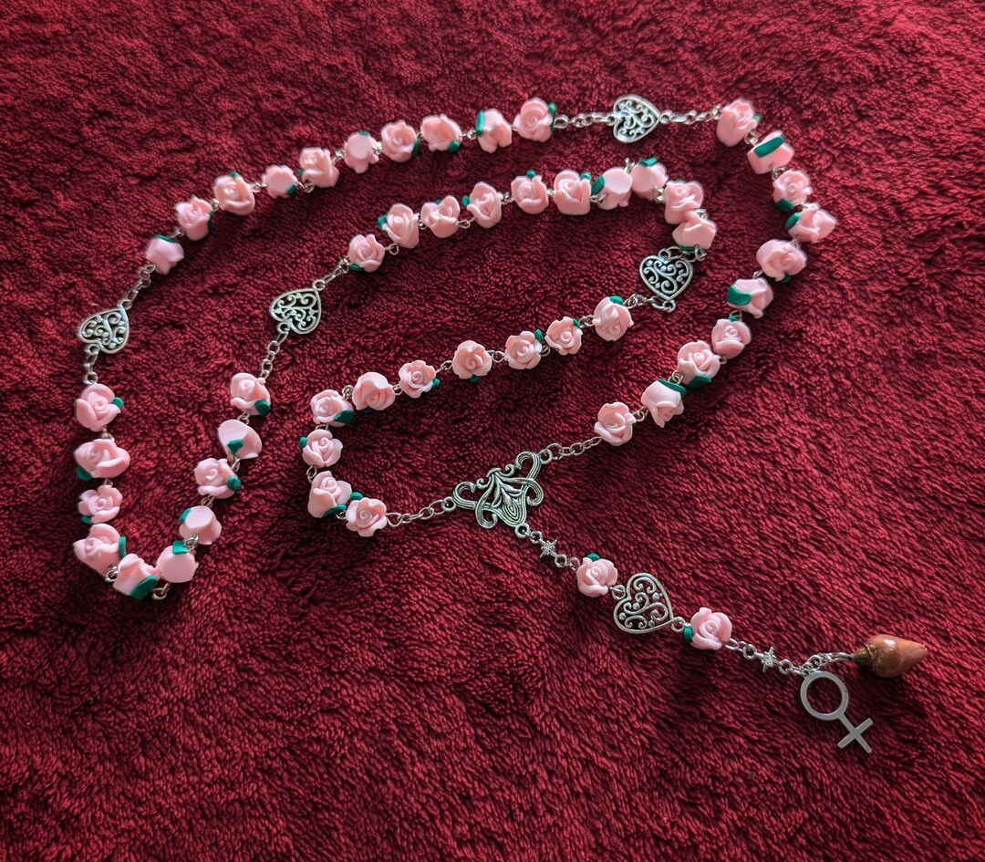 VENUS Rosary : Goddess Venus Prayer Beads, Planetary Jewelry, Aphrodite ...