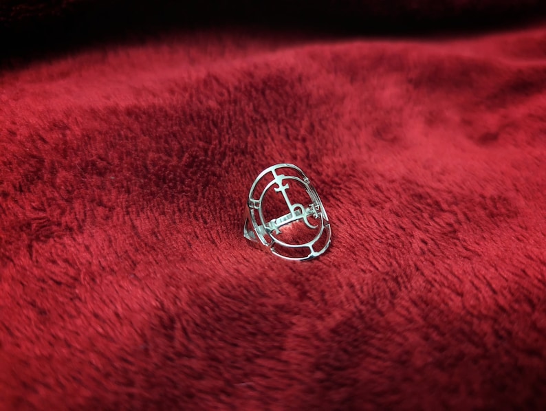Lilith, Lucifer : RINGS, Thelema, Leviathan, Sigil, Adjustable Rings ...