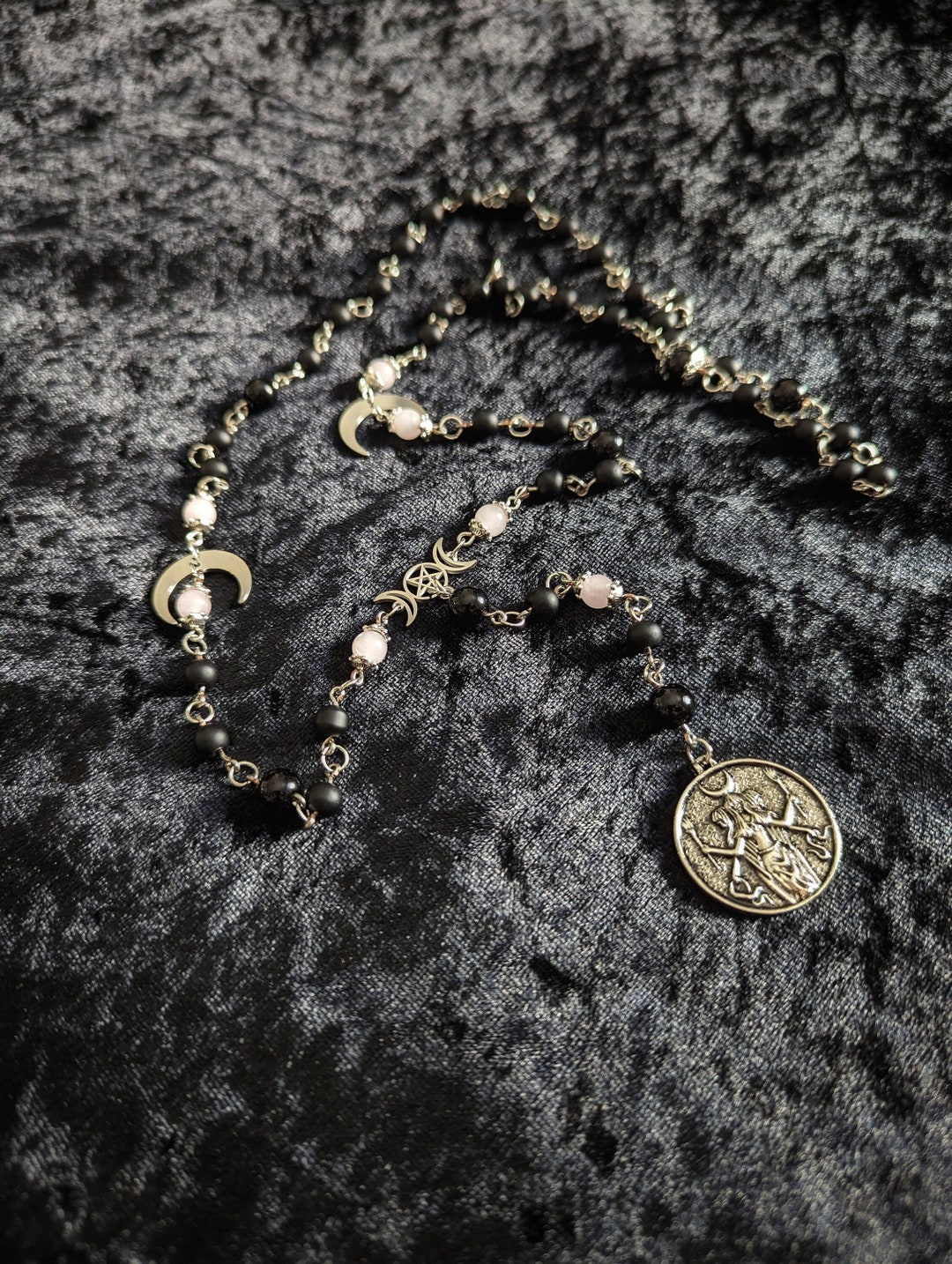 HECATE Rosary : One of a Kind Necklace, Underworld, Goddess, Demon ...