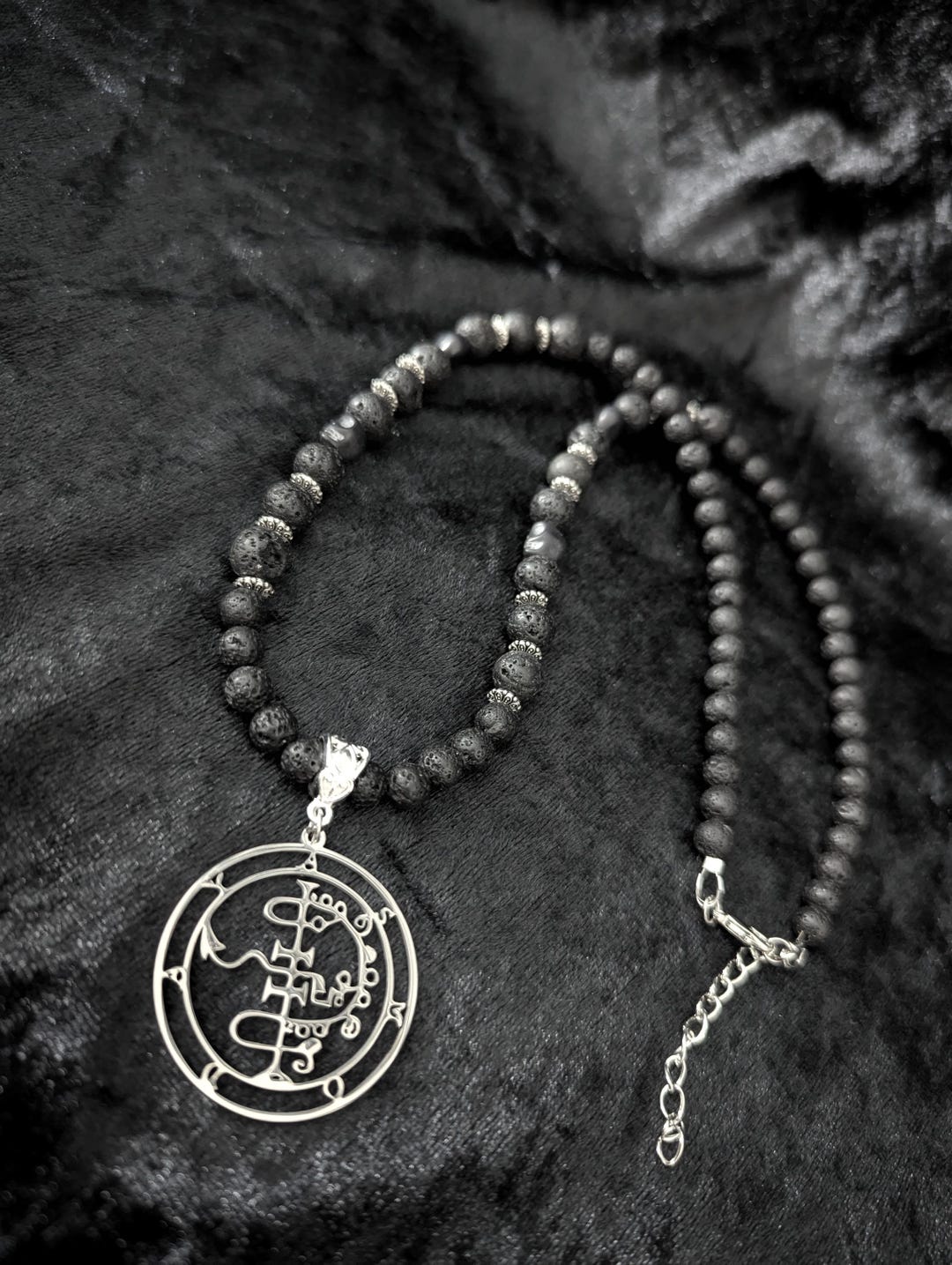 ASMODEUS Sigil : Left Hand Path Devotional Necklace, Ars Goetia ...