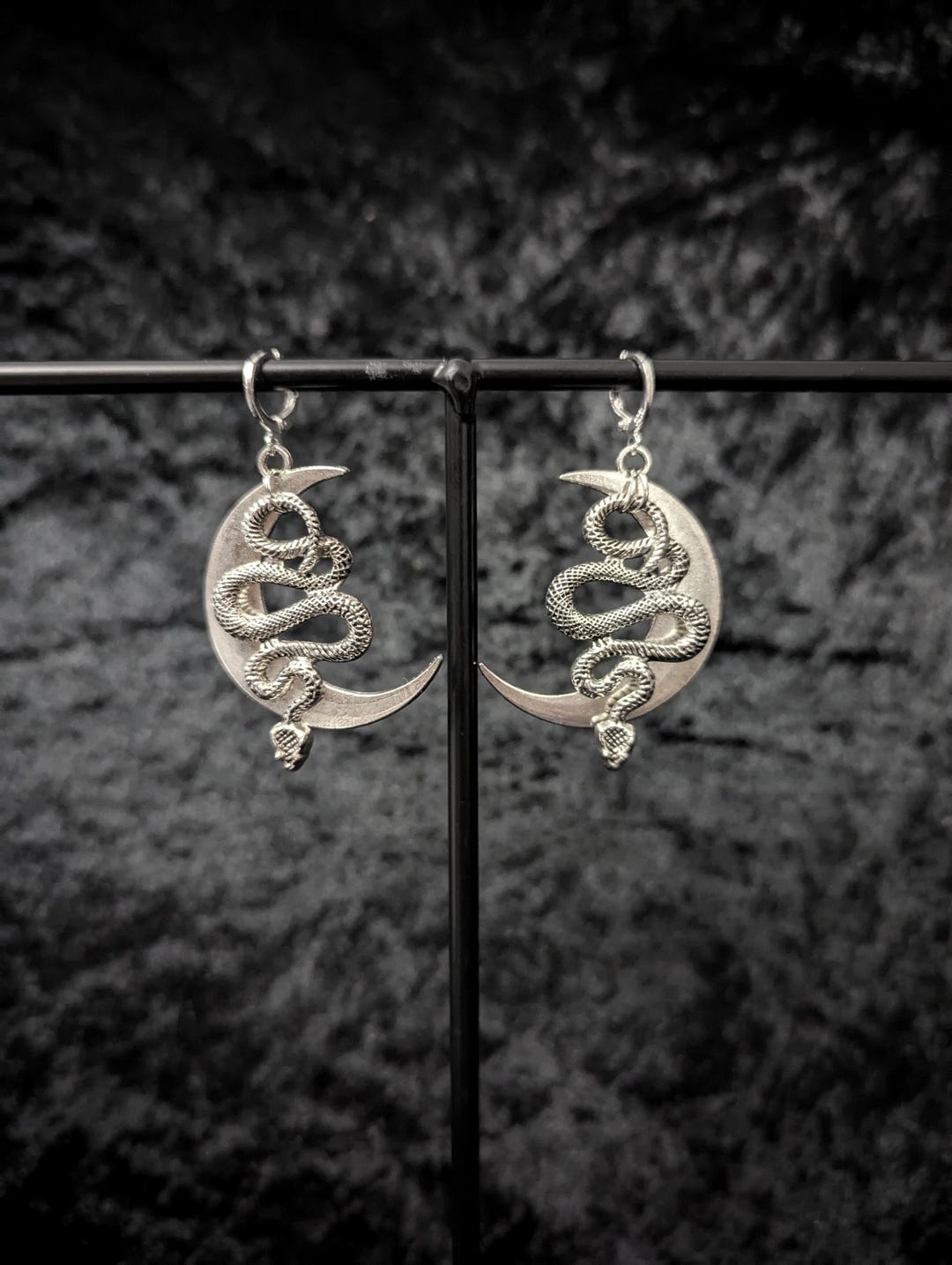 Moon & Serpent : 2 Styles Left Hand Path Occult Witchcraft, Goth Snake ...