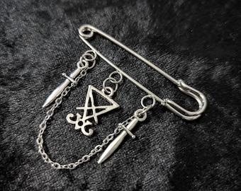 LORD of LIES | Occult Pin, Lucifer Sigil Seal, Left Hand Path, Magick ...