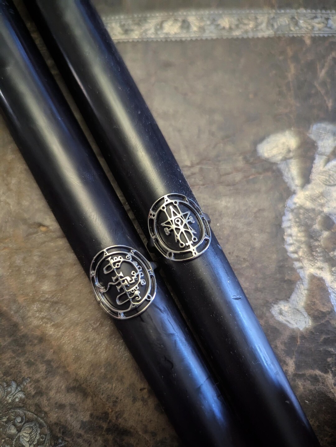 ASTAROTH & ASMODEUS: RINGS, Ars Goetia Talimans, Adjustable Rings ...