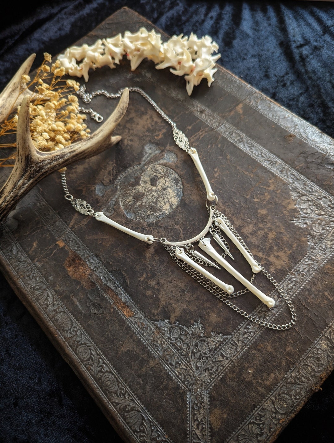 FERAL IV : REAL Animal Bone Necklace, Vulture Culture, Taxidermy ...