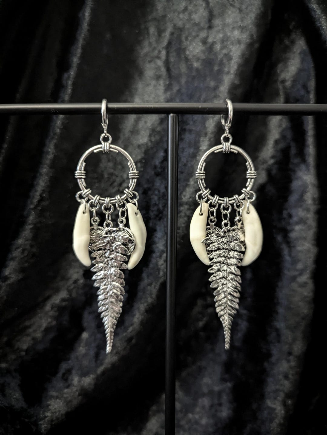 Thorn Psalm I : Animal Bone Earring, Taxidermy Jewelry, Vulture Culture ...