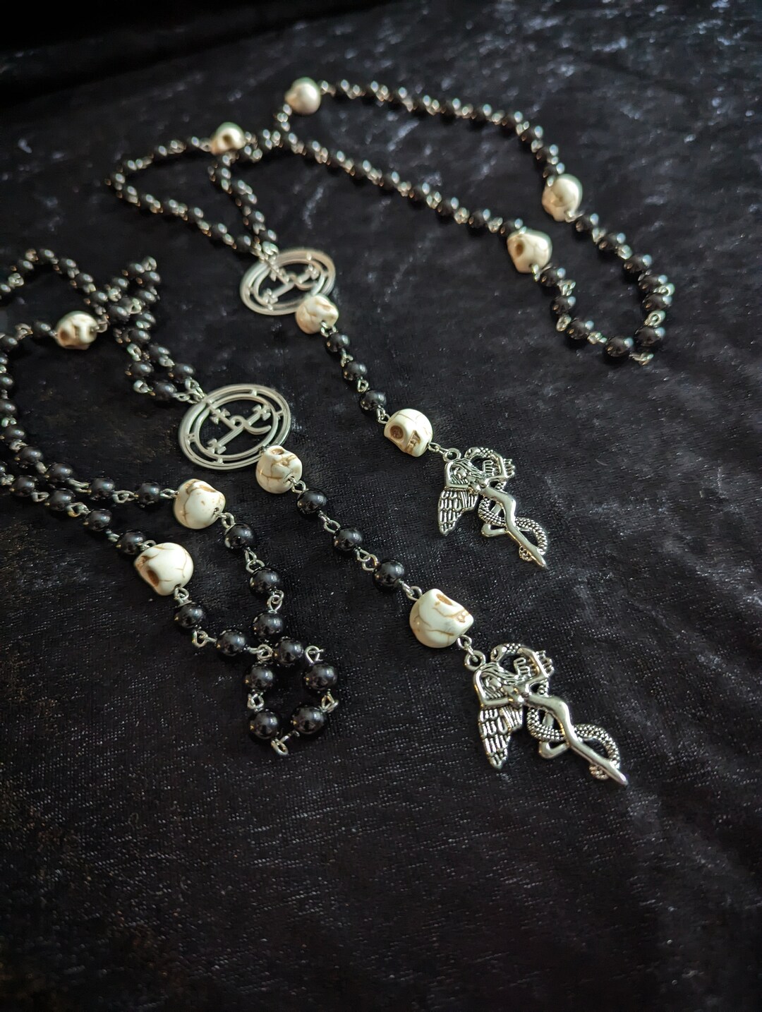 LILITH Rosary: Lilith Rosary, Divine Feminine Devotion, Succubus Rosary ...