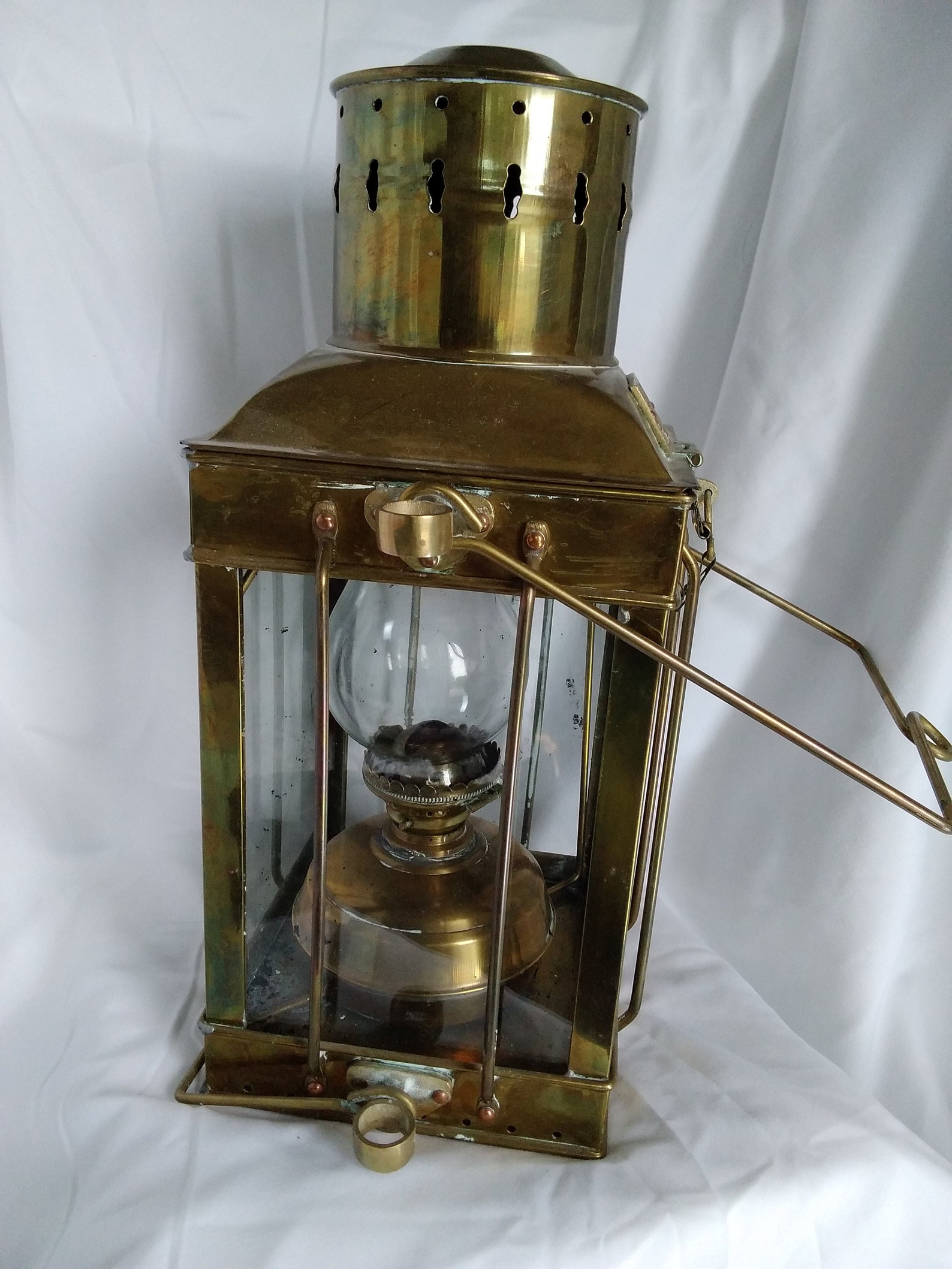 Brass Cargo Light No 3954/Kerosene Lantern Great Britain 1939 | Etsy