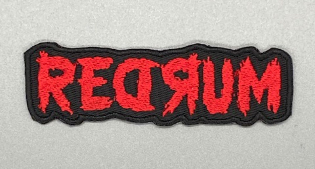 Redrum Embroidered Patch - Etsy