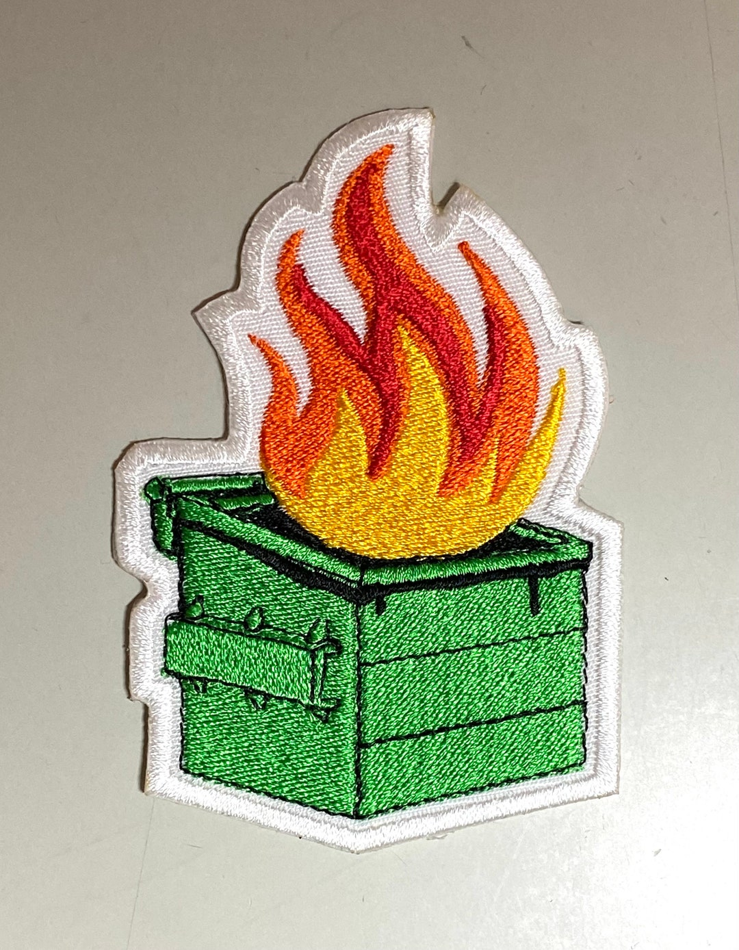 Dumpster Fire Patch - Etsy