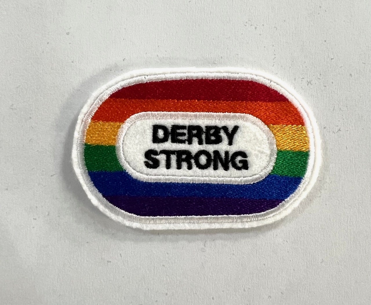Derby Strong Pride Track Patch - Etsy
