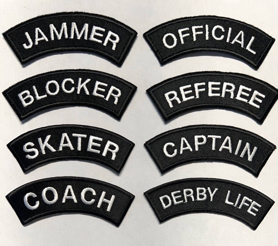 Roller Derby Chevron Patch - Etsy