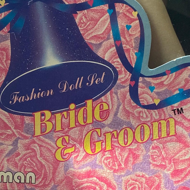 Shillman Bride & Groom Fashion Doll 1991 Vintage 3402 Original Box Blue ...