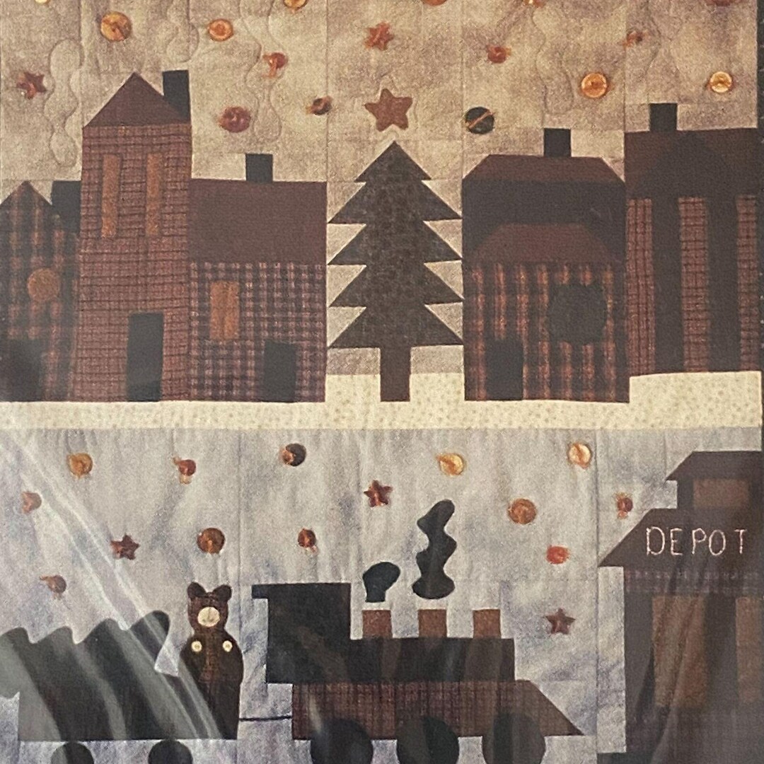 Expressions P190 All Aboard Quilt Pattern 1998 Vintage Sewing Craft ...