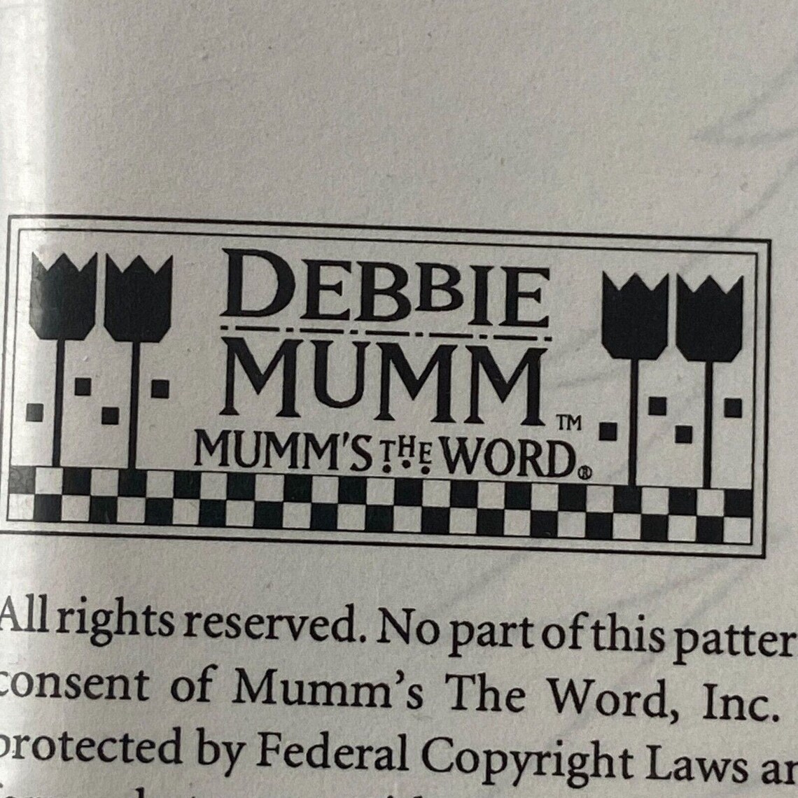 Debbie Mumm AP44 Wonders of Winter Quilt Pattern 36 X 36 1996 Sewing ...