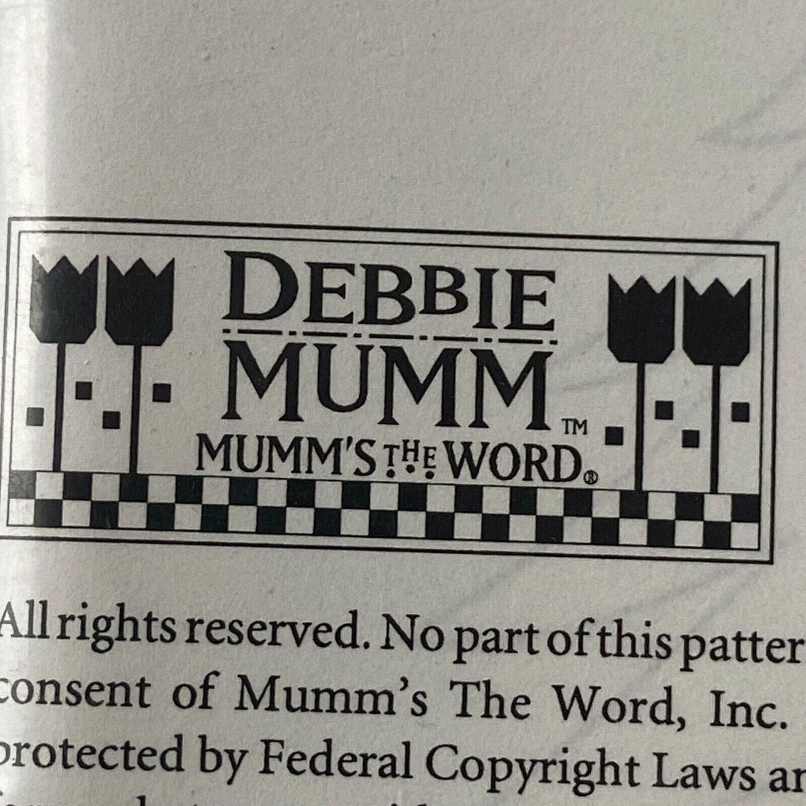 Debbie Mumm AP44 Wonders of Winter Quilt Pattern 36 X 36 1996 Sewing ...