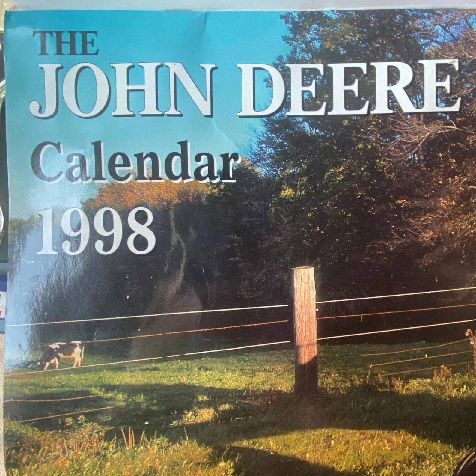 Vtg John Deere Farm Tractor Calendar 1998 Motorbooks International 11 X ...