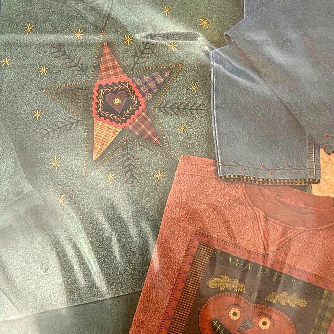 Indygo Junction IJ635 Pattern Pine Star Pumpkin Tunic Jeans Uncut ...