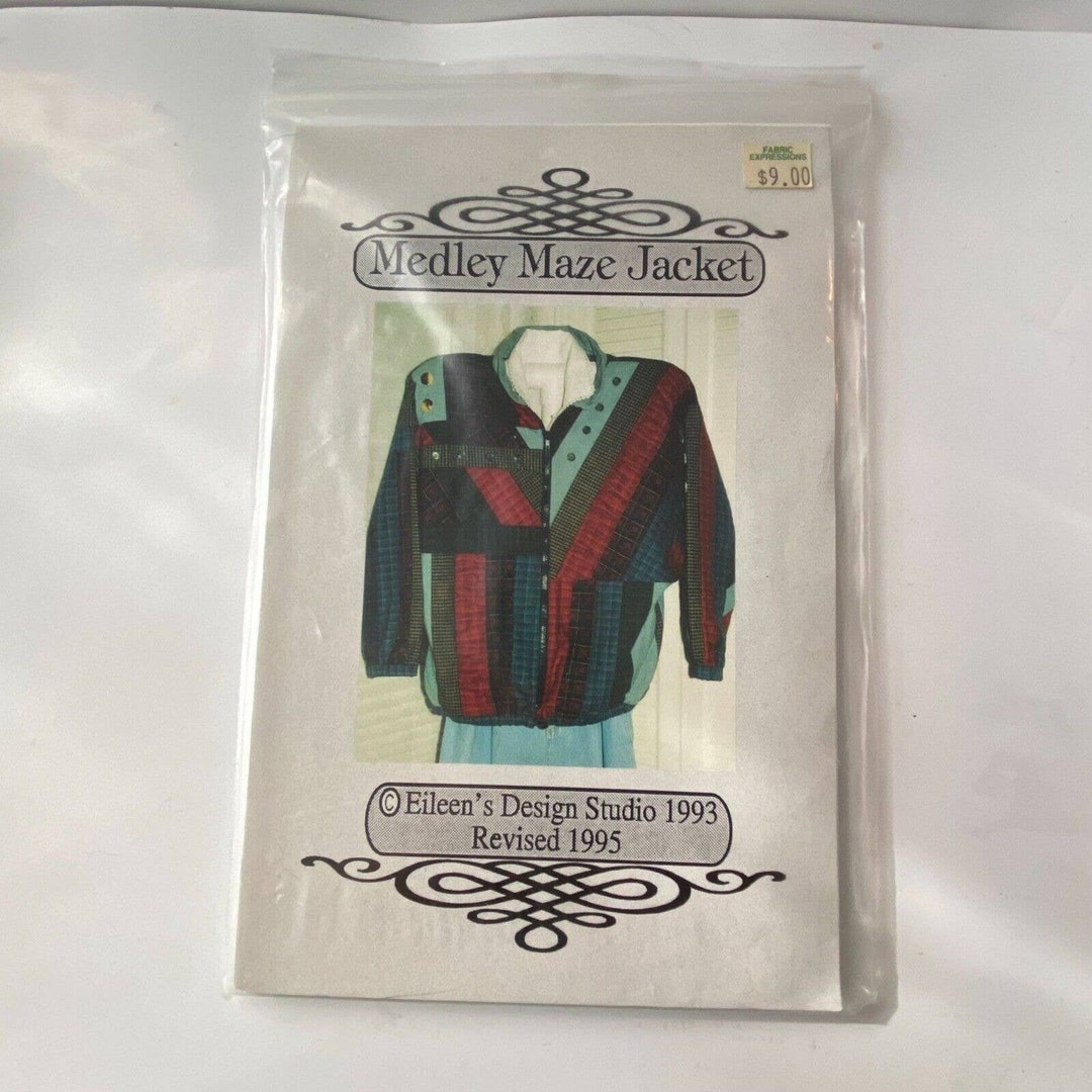 Eileens Design Studio J21 Medley Maze Jacket Pattern P XL - Etsy