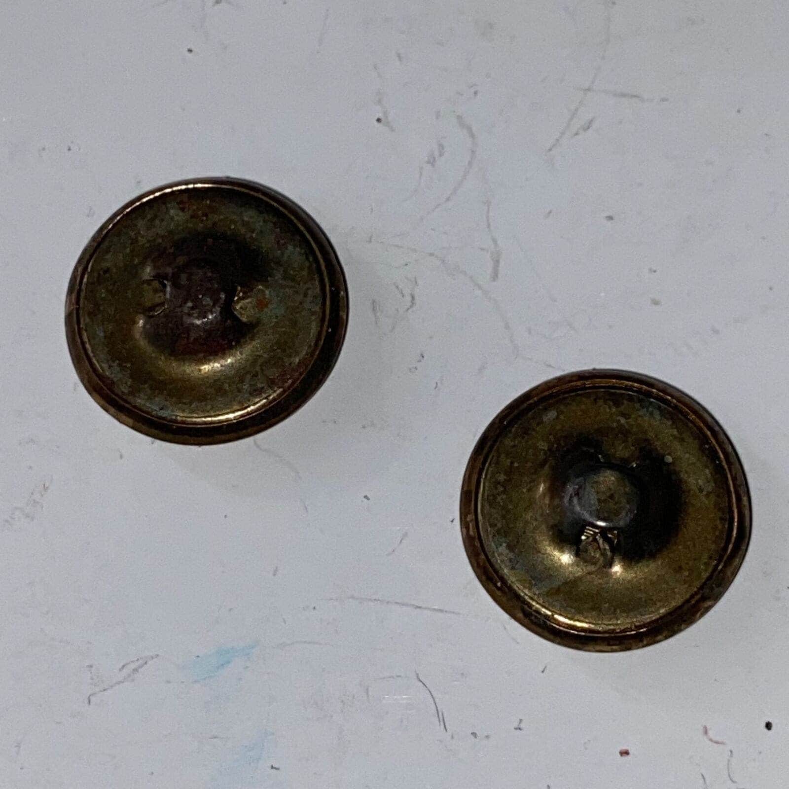 US Army Brass Uniform Buttons Metal Shank Vintage Military Coat Cape ...