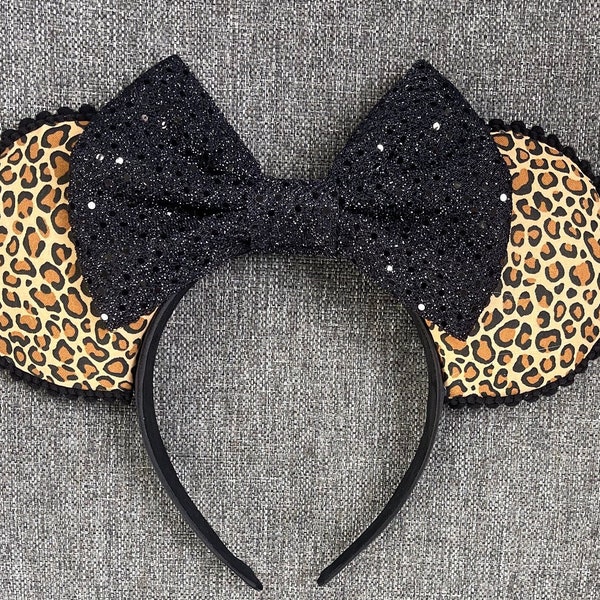 Leopard Minnie Mouse - Etsy
