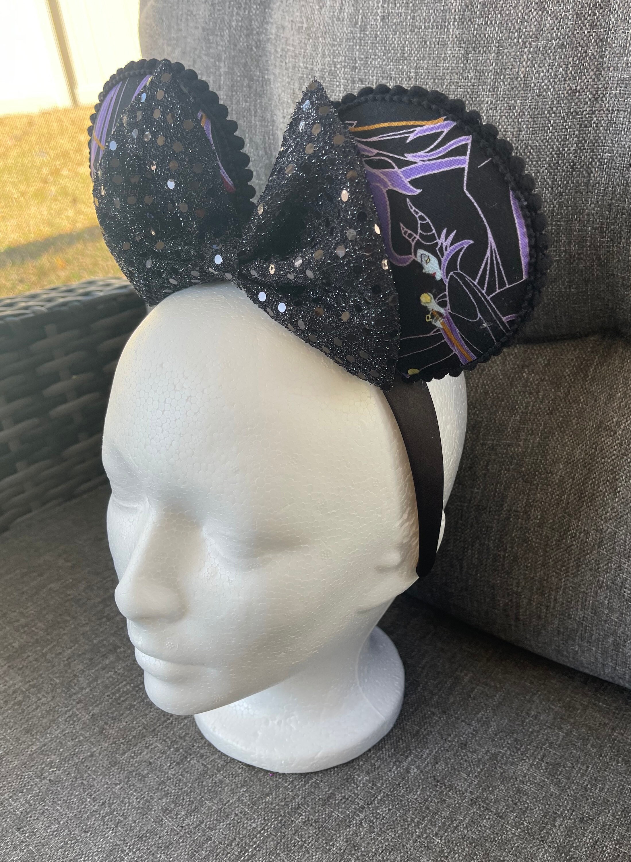 Maleficent Minnie Ears - Etsy