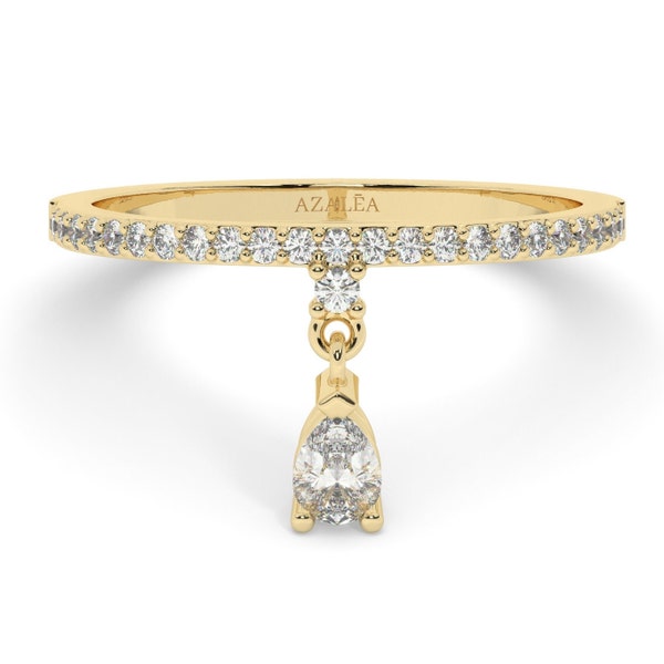 Dangle Charm Ring - Etsy