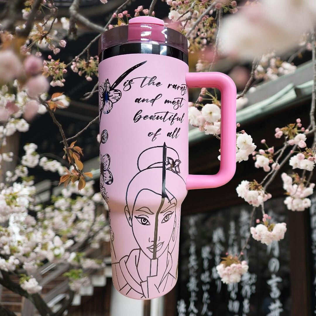 40oz Laser Engraved Mulan Tumbler - Etsy
