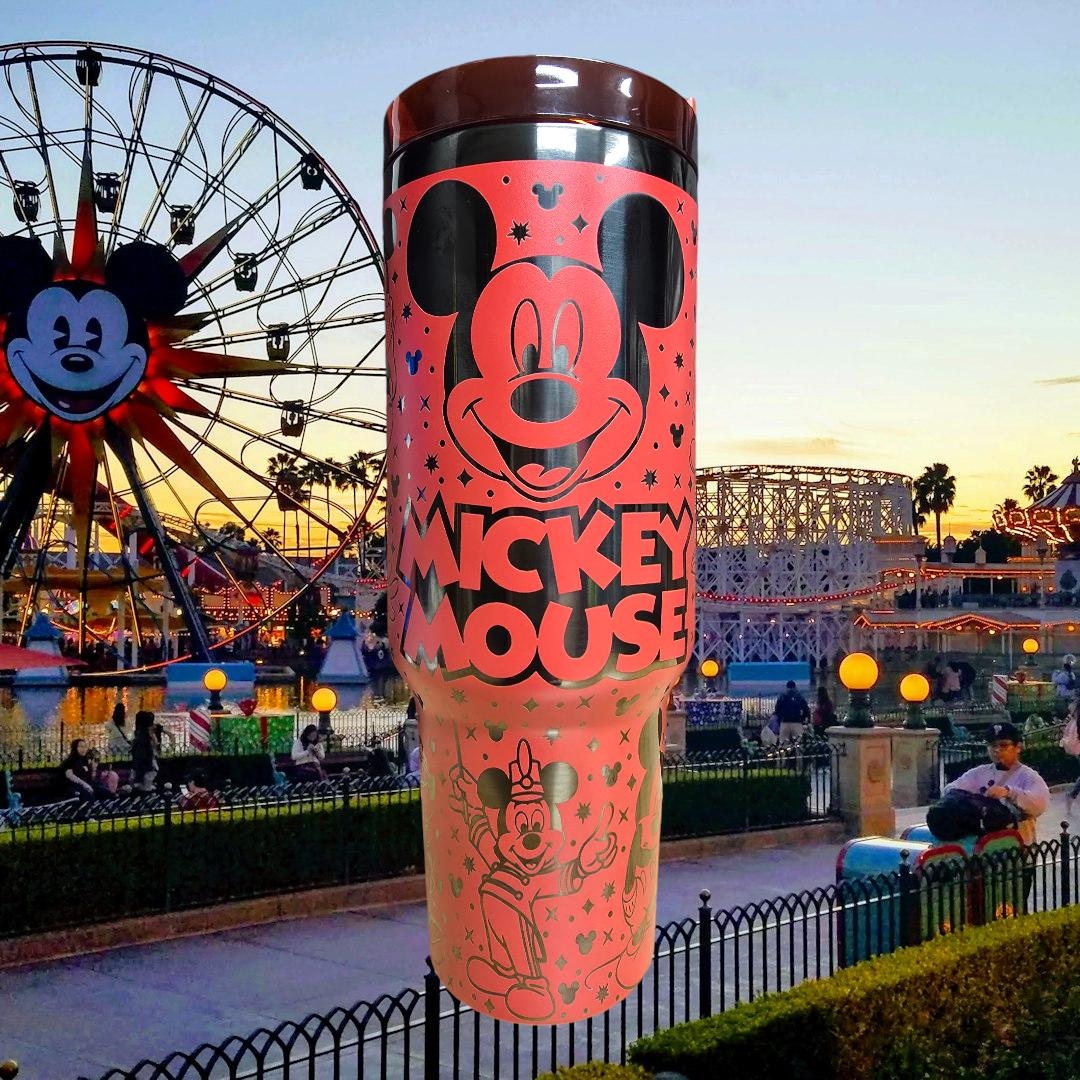 40oz Laser Engraved Mickey Mouse Tumbler - Etsy