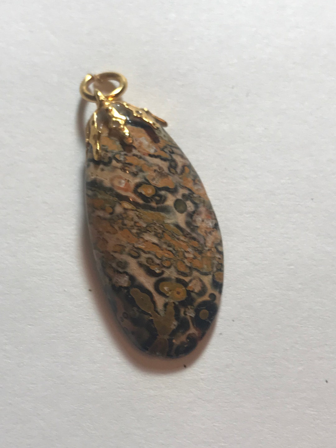 Leopardite Leopard Jasper Gemstone Jaguar Stone Pendant Charm - Etsy