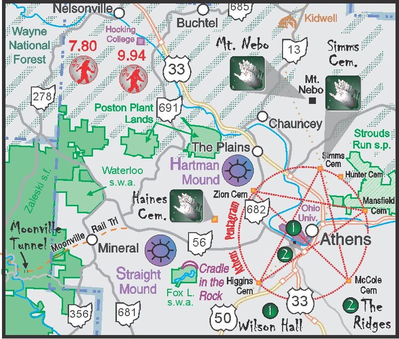 Hidden Ohio Map & Guide, 4th Edition - Etsy