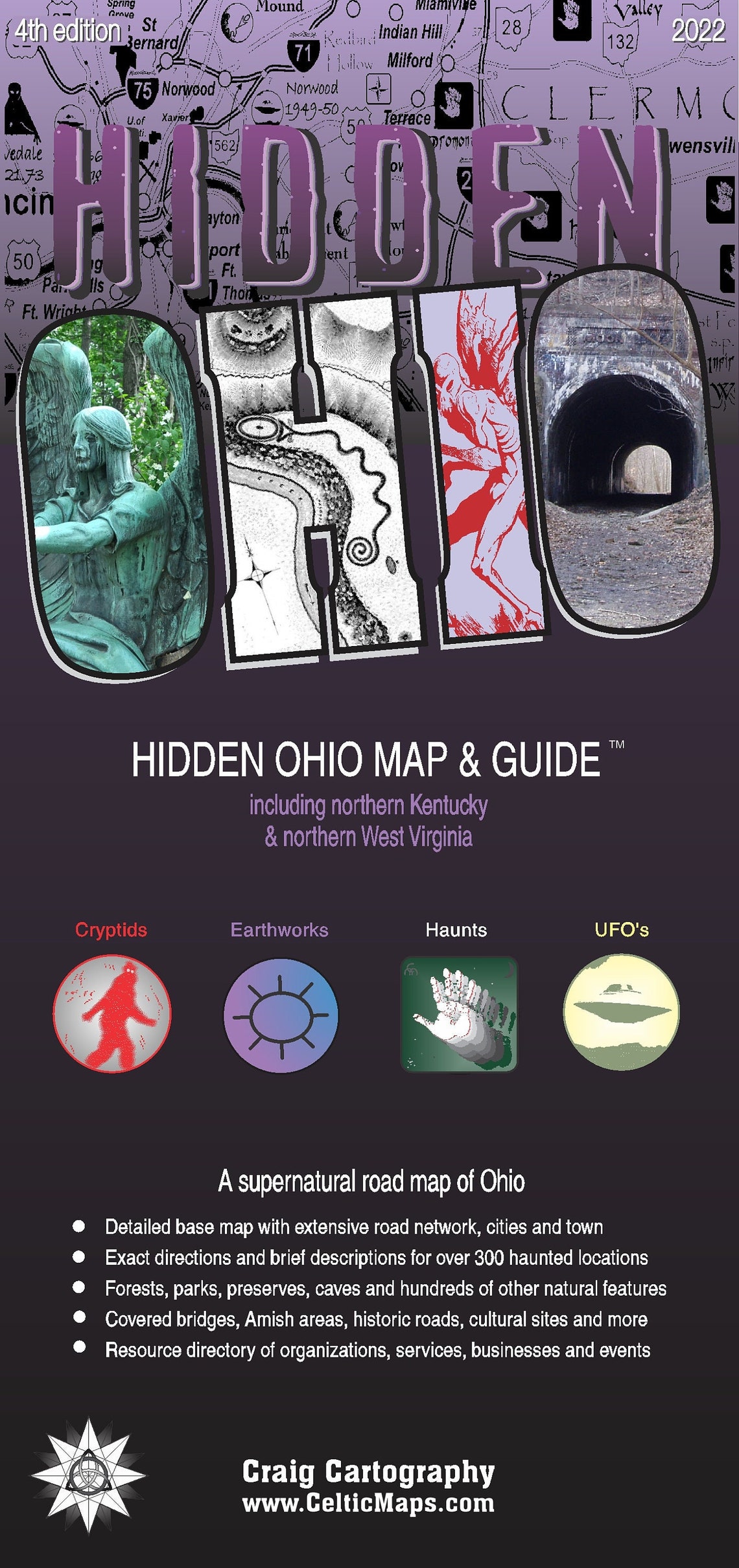 Hidden Ohio Map & Guide, 4th Edition - Etsy