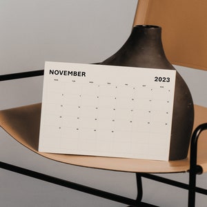 2023 Calendar Printable Minimalist Monthly Planner 2023 - Etsy