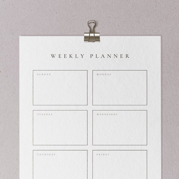 Weekly Planners - Etsy