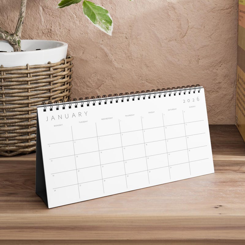 Small Flip Desktop Calendar - Etsy