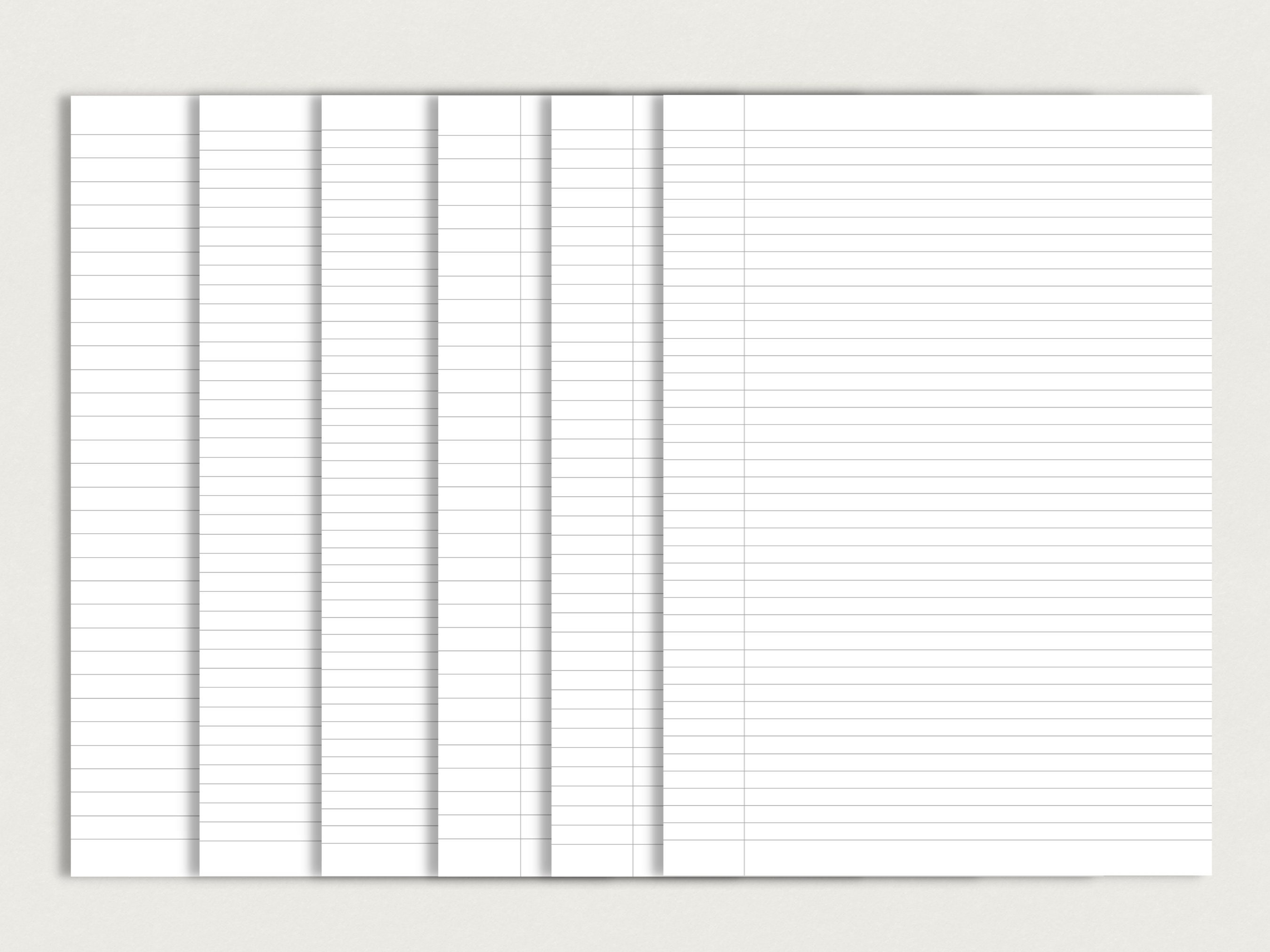 Printable Note Paper Bundle Lined Graph Dot Grid Paper 18 - Etsy Australia