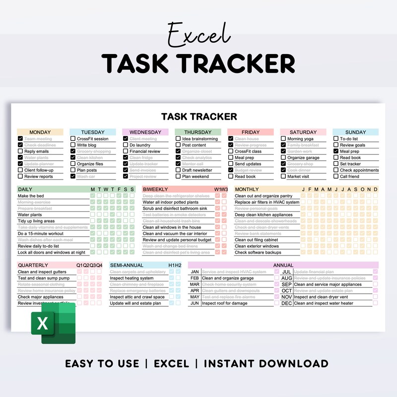 Task Sheet Checkboxes - Etsy