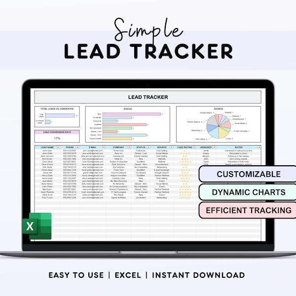 Sales Pipeline Tracker, Kanban Deal Board, Deal Tracking System, Leads ...