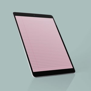 Digital Lined Paper Pack: Pastel Colors, College Ruled (PDF Download A4 ...