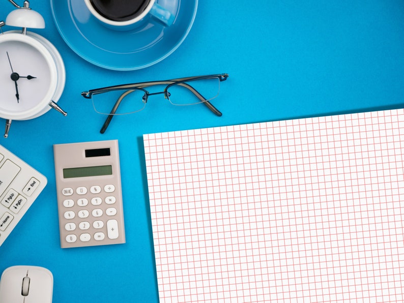 Printable Graph Paper Bundle 6 Colorful Templates Colored - Etsy