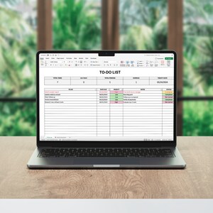 Todo List, Simple Task Tracker, Todo List Template Excel Spreadsheet ...