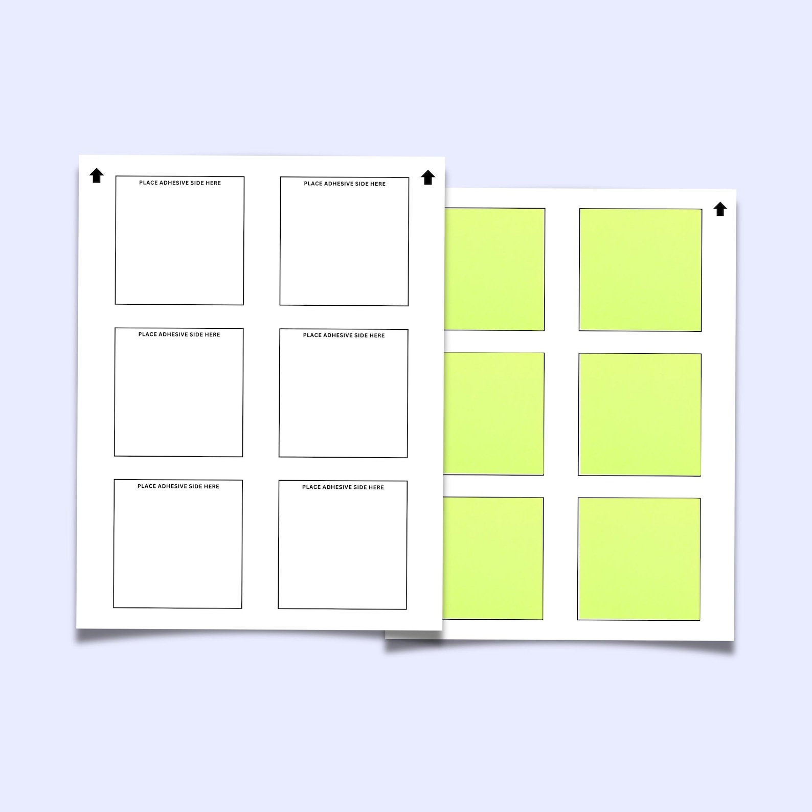 Sticky Notes Template Bundle | 3x3" & 4x4", Canva and PDF (digital ...