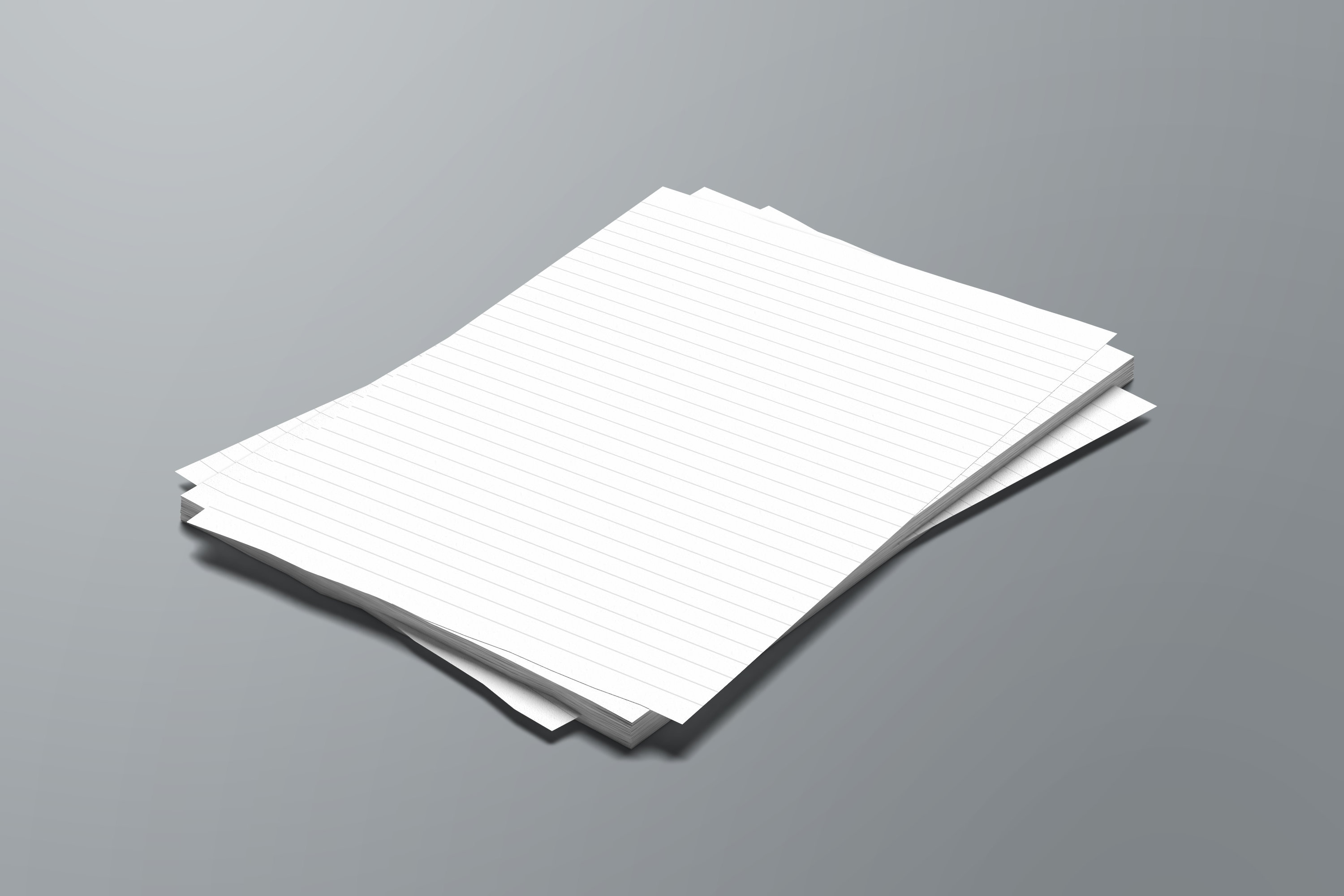 Printable Lined Paper Pack Ruled Paper Templates for Note Taking ...