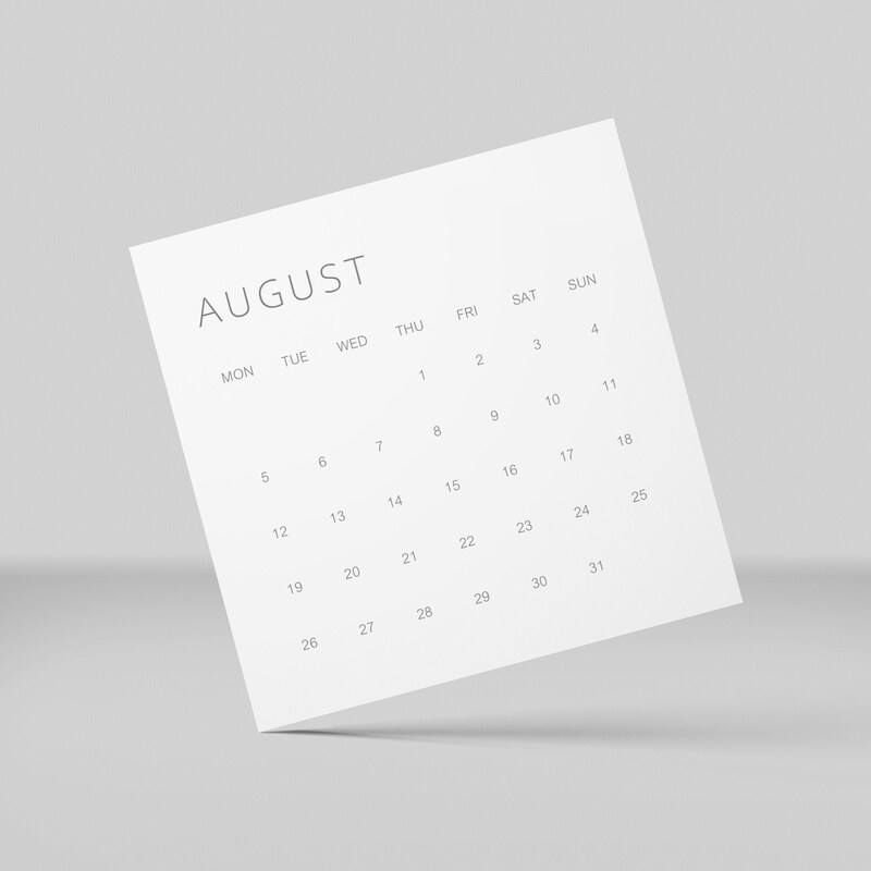 Mini Calendar - Etsy