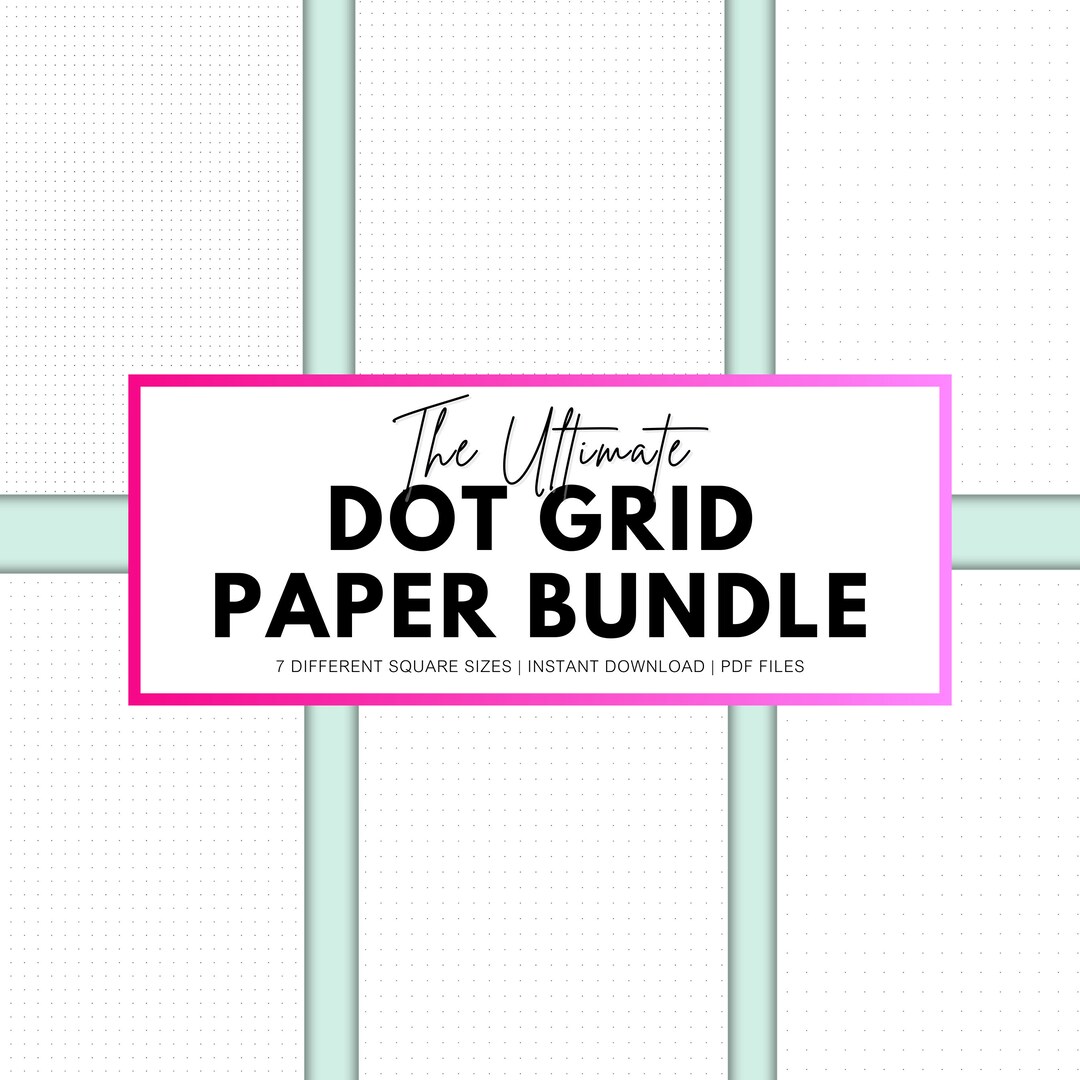 Dot Grid Paper Printable Bullet Journal Paper Instant Download PDF | A4 ...