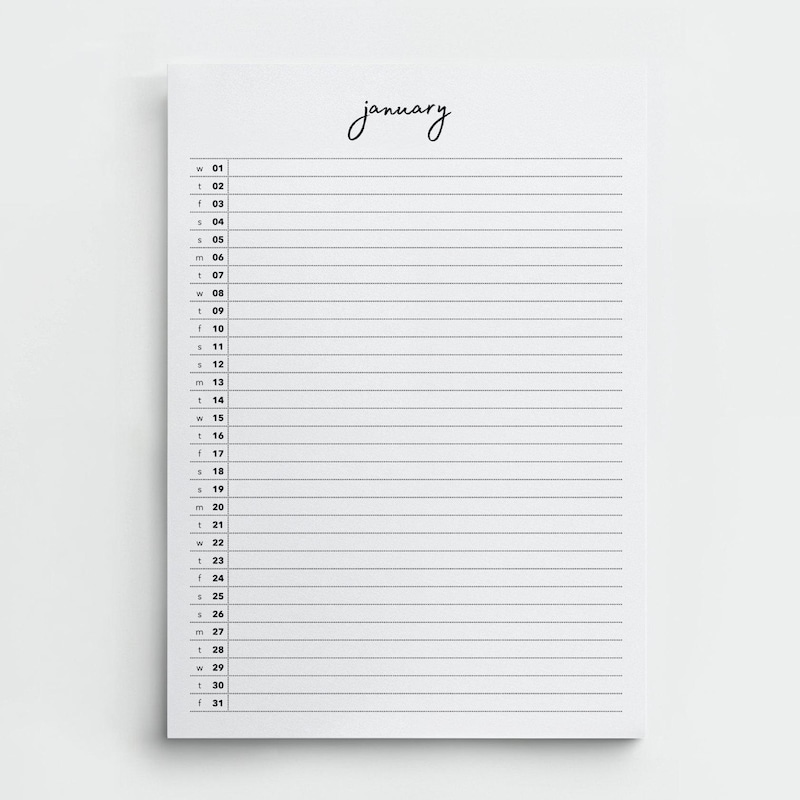 A3 Planning Calendar 2025 - Etsy